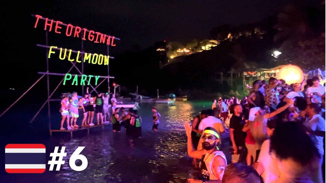 Full Moon Party Thailand | Haad Rin Beach Koh Phangan | Thailand travel ...