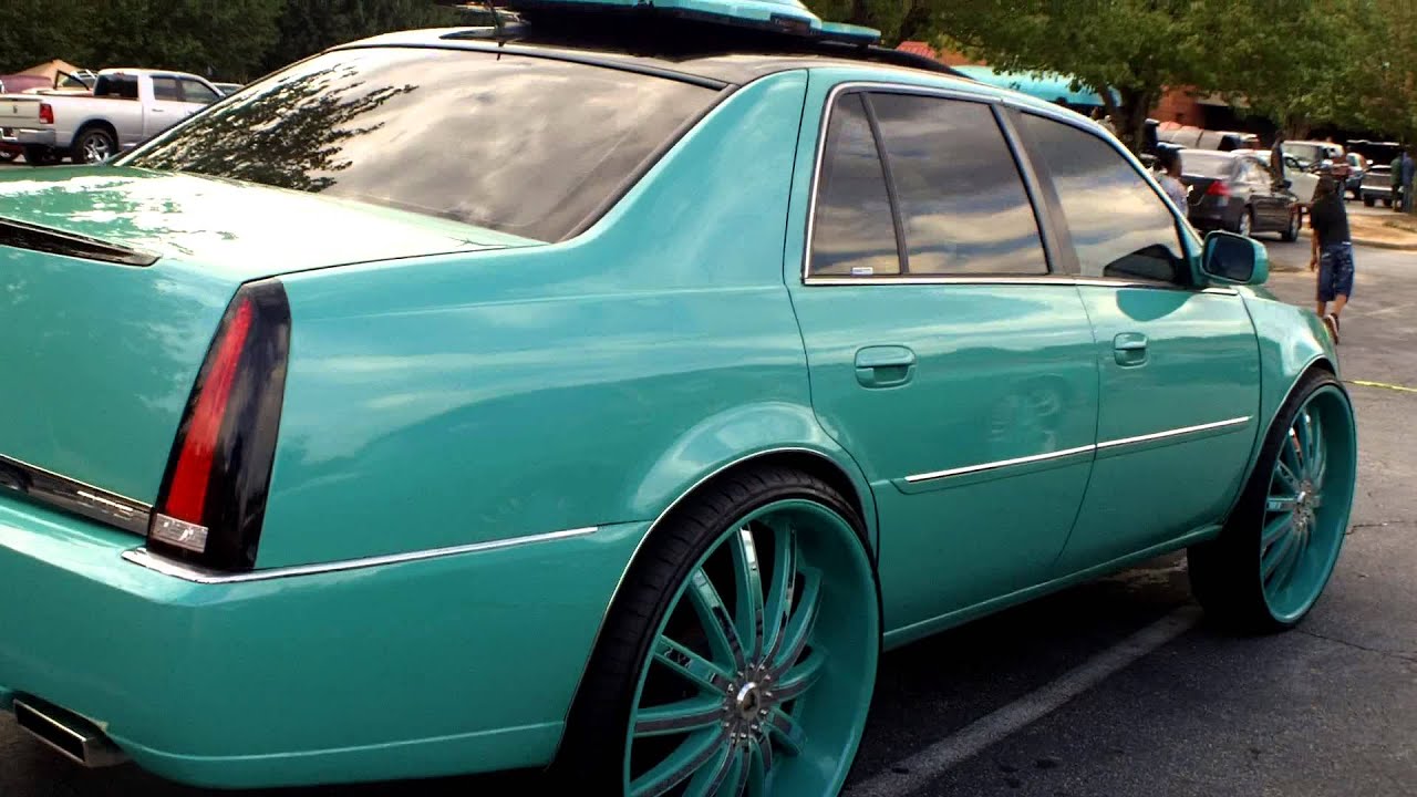 Caddy and Box Chevy on 28s by Presidential Customs - YouTube