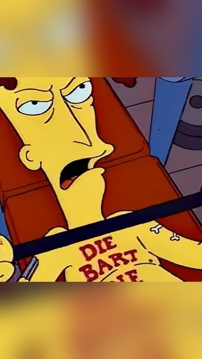 Die Bart die #shorts #simpsons - YouTube