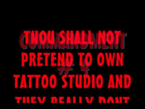 TATTOO COMMANDMENT # 4 - YouTube