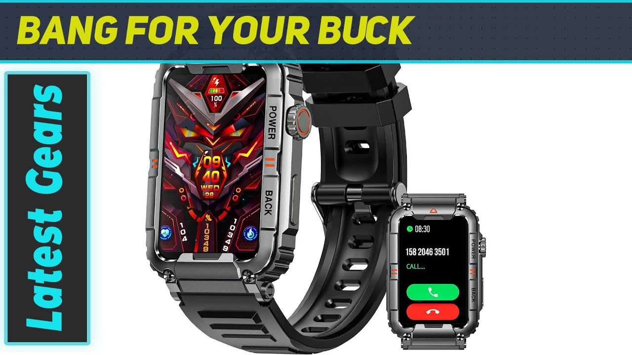 Impressive JELLOO Military Smart Watch Review! - YouTube