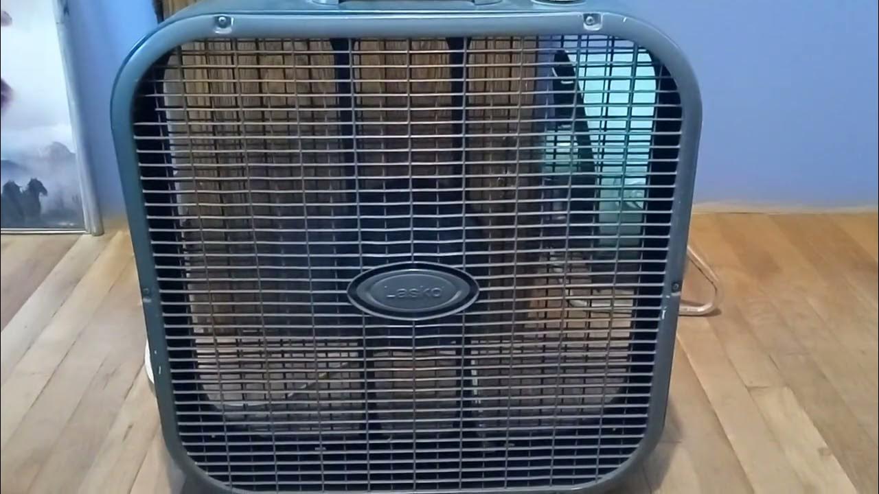 2006 3733 restored lasko box fan - YouTube