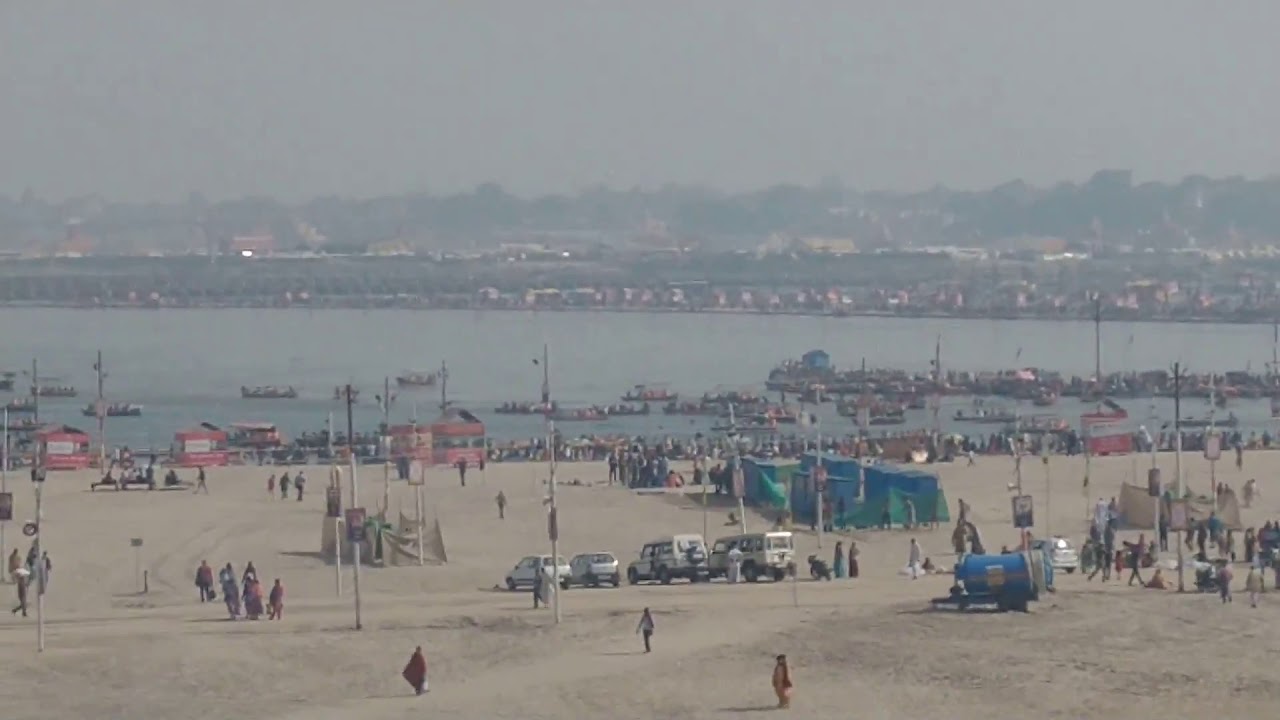 View from Arail Ghat - YouTube