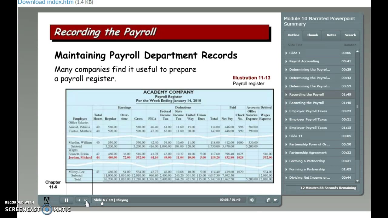 SCC ACC Chapter 11 - YouTube