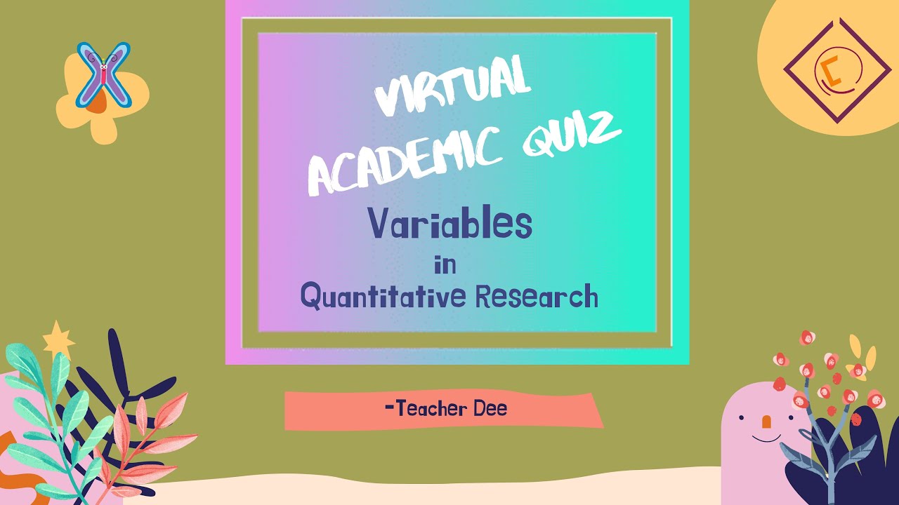 Virtual Quiz in Research Variables - YouTube