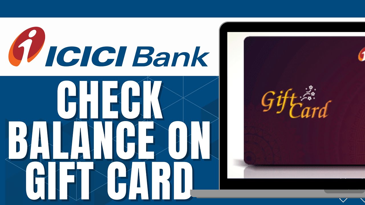 HOW TO CHECK BALANCE ON ICICI GIFT CARD - YouTube