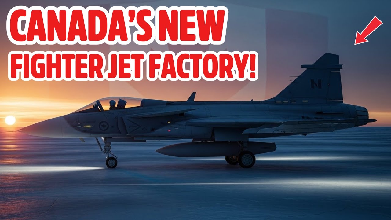 🇨🇦 Canada’s NEW Fighter Jet Factory Revealed, Saab Partnership Stuns ...