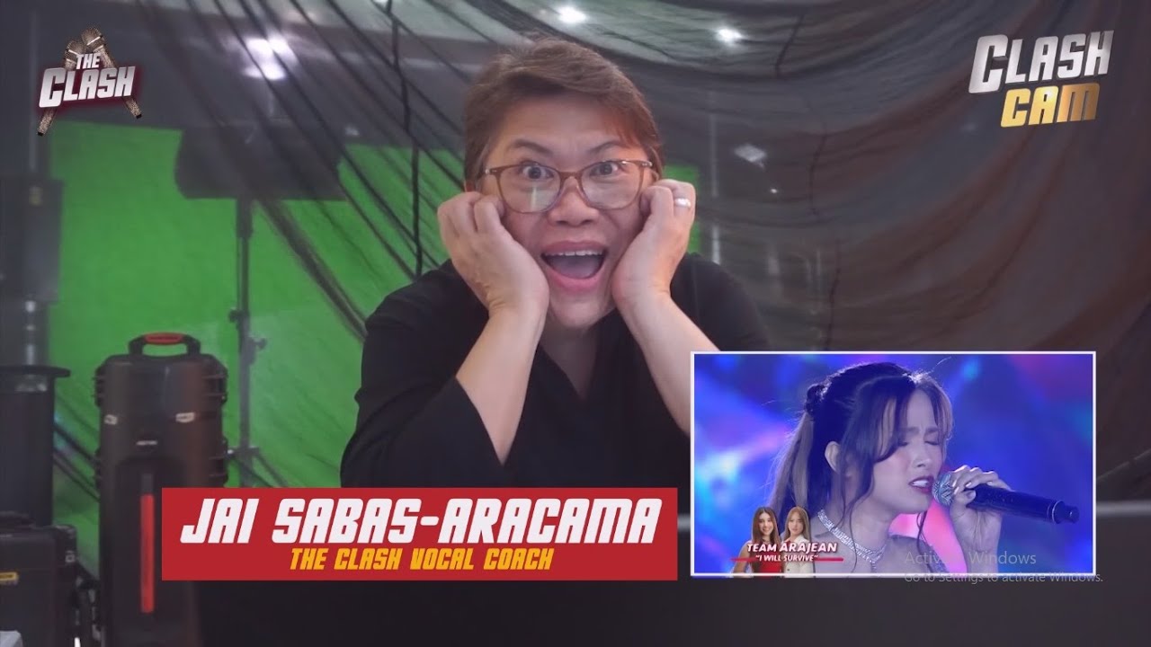 The Clash 2023: Coach Jai reacts to AraJean's performance (Online Exclusives) - YouTube