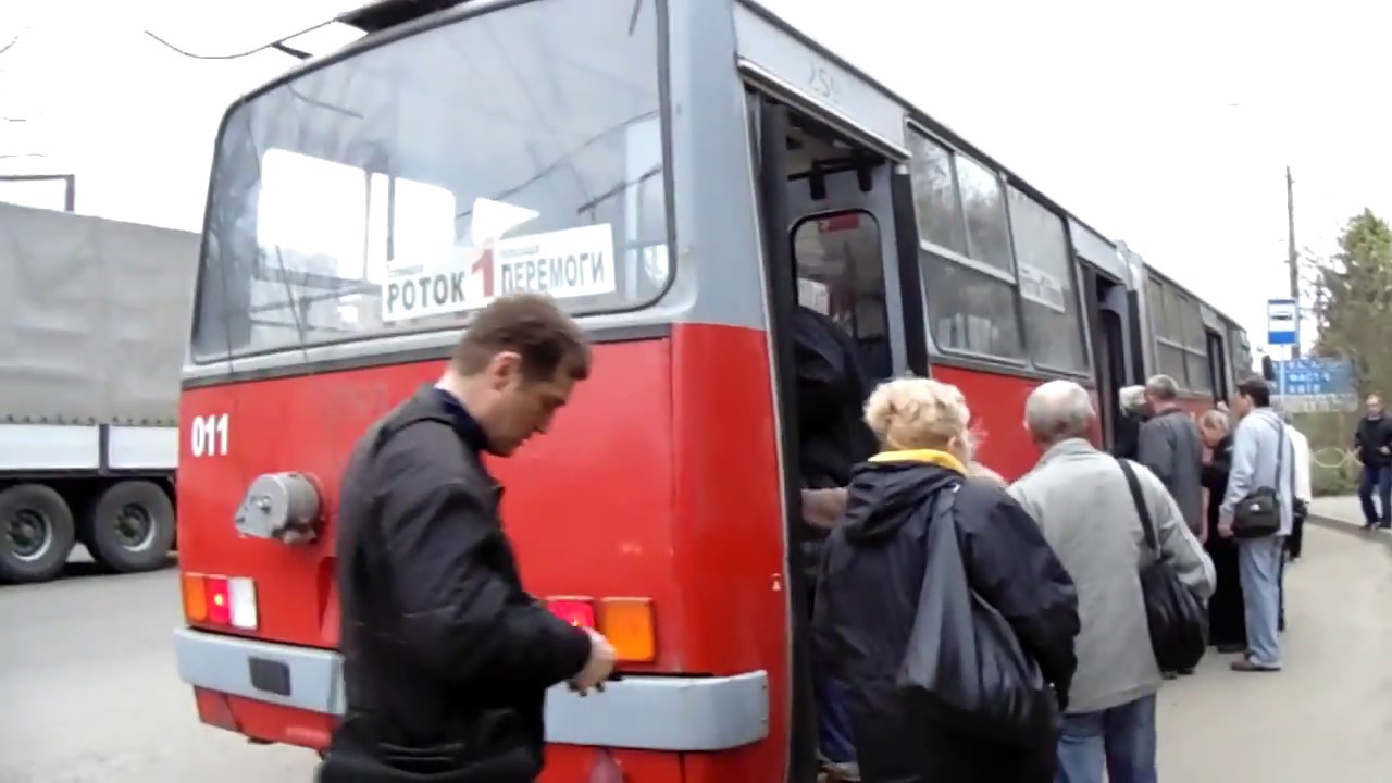 Гордость Белой Церкви, Троллейбус Ikarus 280T борт №010 и № 011 ...