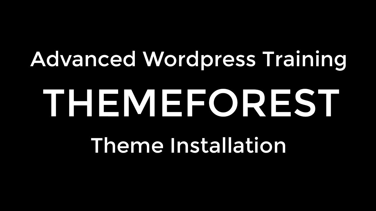 [2018] How to install Themeforest Native Theme in Wordpress - YouTube