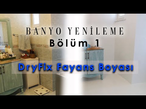 Banyo Yenileme 1 : Fayans Boyama (Dryfix Fayans Boyası) | Laçin Tenel