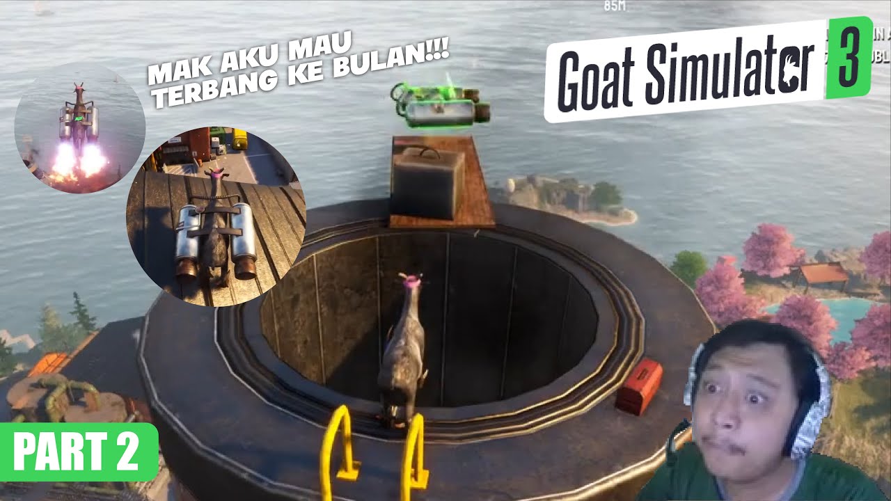 DAPAT ITEM ROCKET!!!! - GOAT SIMULATOR 3 (PART 2) - YouTube