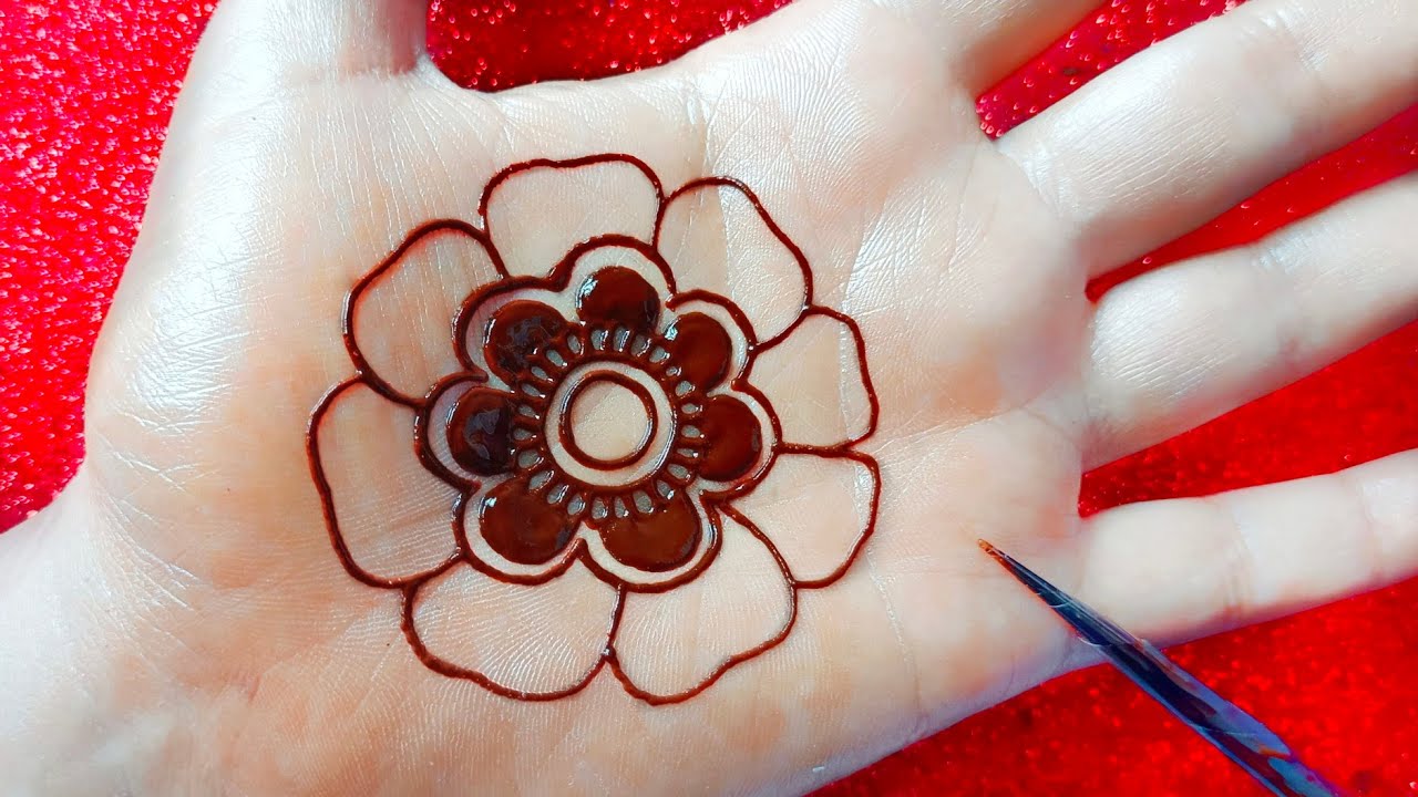 Easy fronthand mehndi design | easy mehndi design for beginners ...