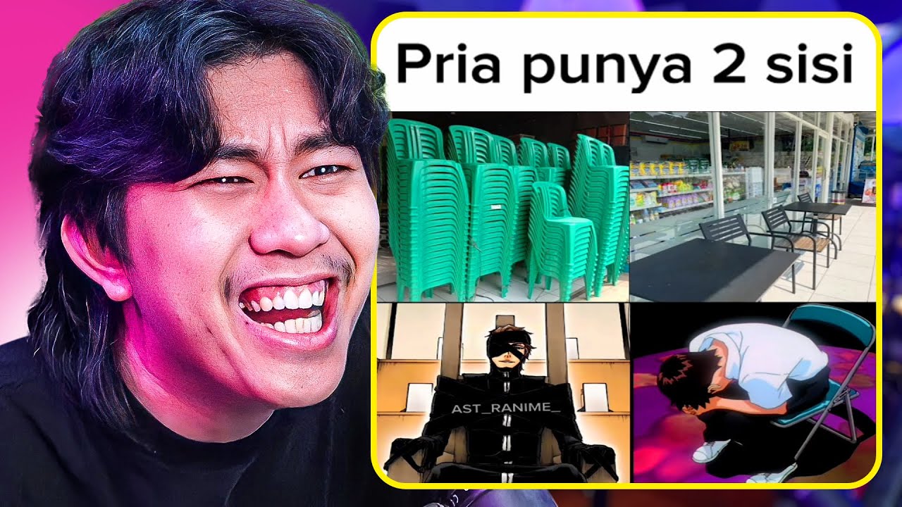 2 sisi kursi pria.. 😭 - REACT MEME KOCAK - YouTube