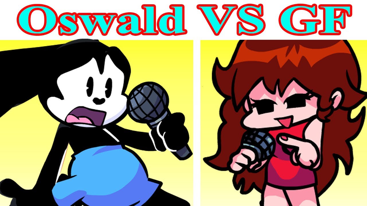 Friday Night Funkin Gf Vs Oswald The Lucky Rabbit Week Fnf Mod Hard