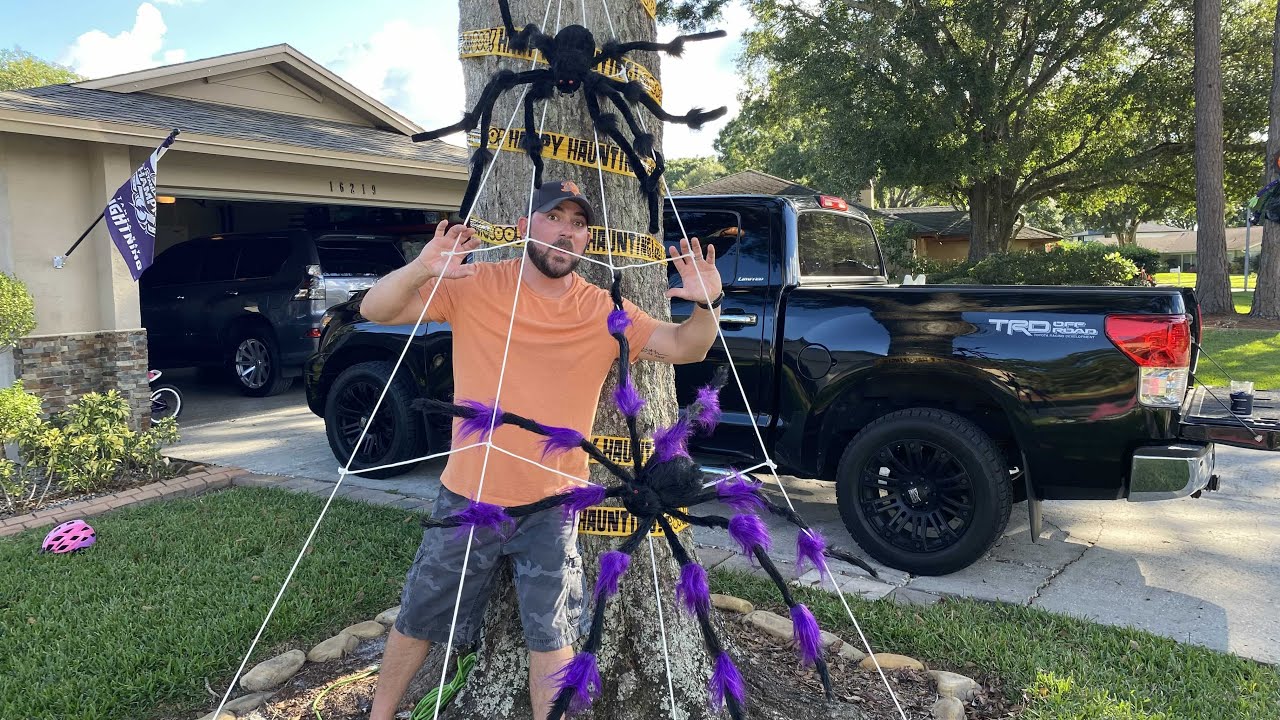 DIY Spider Web | How To Make A Giant Spider Web - YouTube