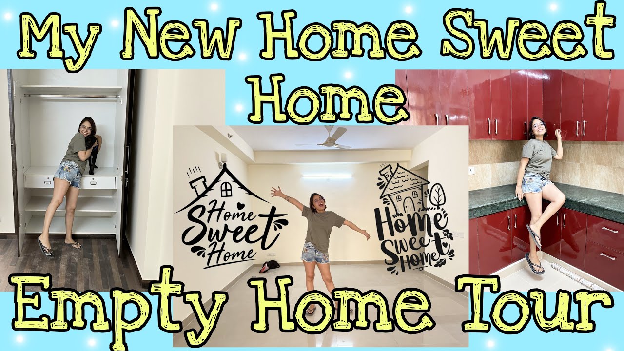 Empty House Tour | My New Home| Shifting To 3 BHK+ Servant Room | Anku ...