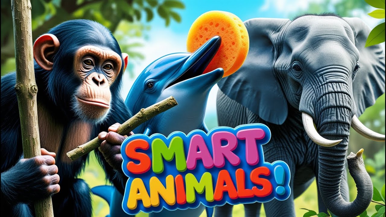 🧠🐒 Smart Animals! | How Animals Use Tools Like Little Geniuses! 🐘🧰 ...