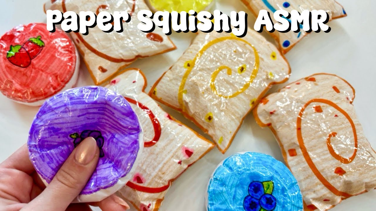 Paper Squishy/Fidget Bakery ASMR 🍞 - YouTube