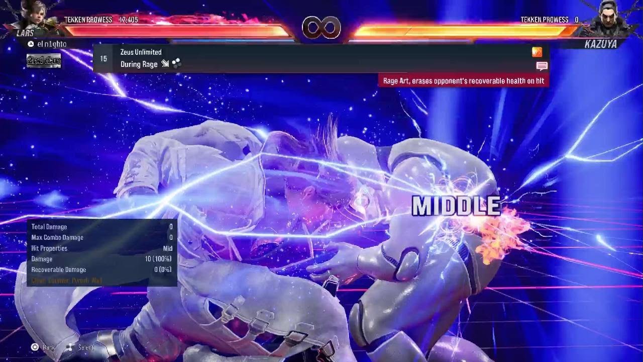 Lars Move List (Command List) | Tekken 8 - YouTube