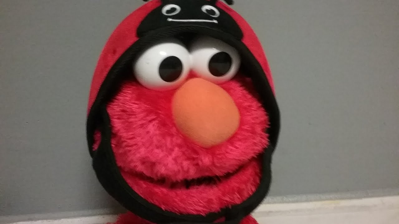Elmo brings Ladybug Helmet for David & Bella, Head test challenge - YouTube