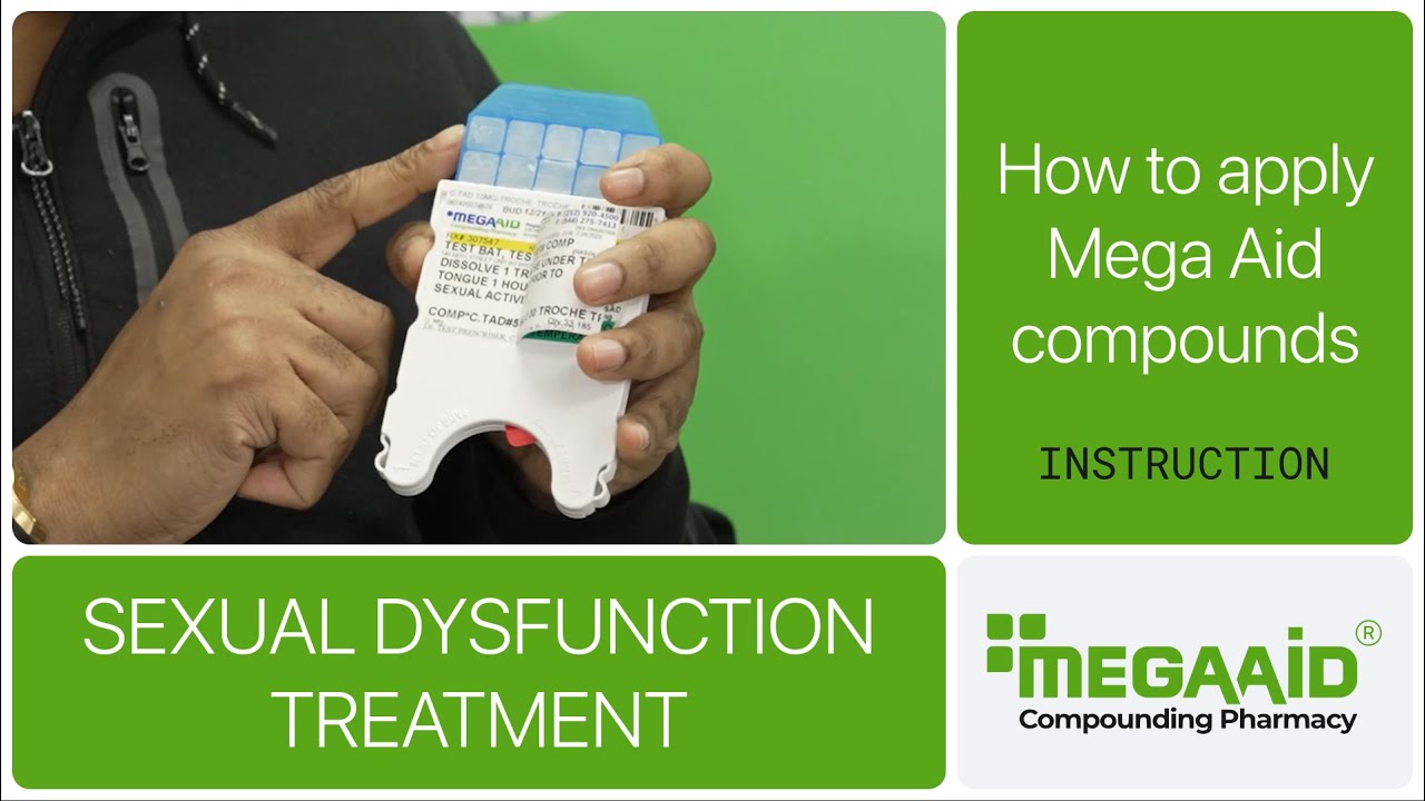 Sexual dysfunction treatment | how to apply Mega Aid compounds - YouTube