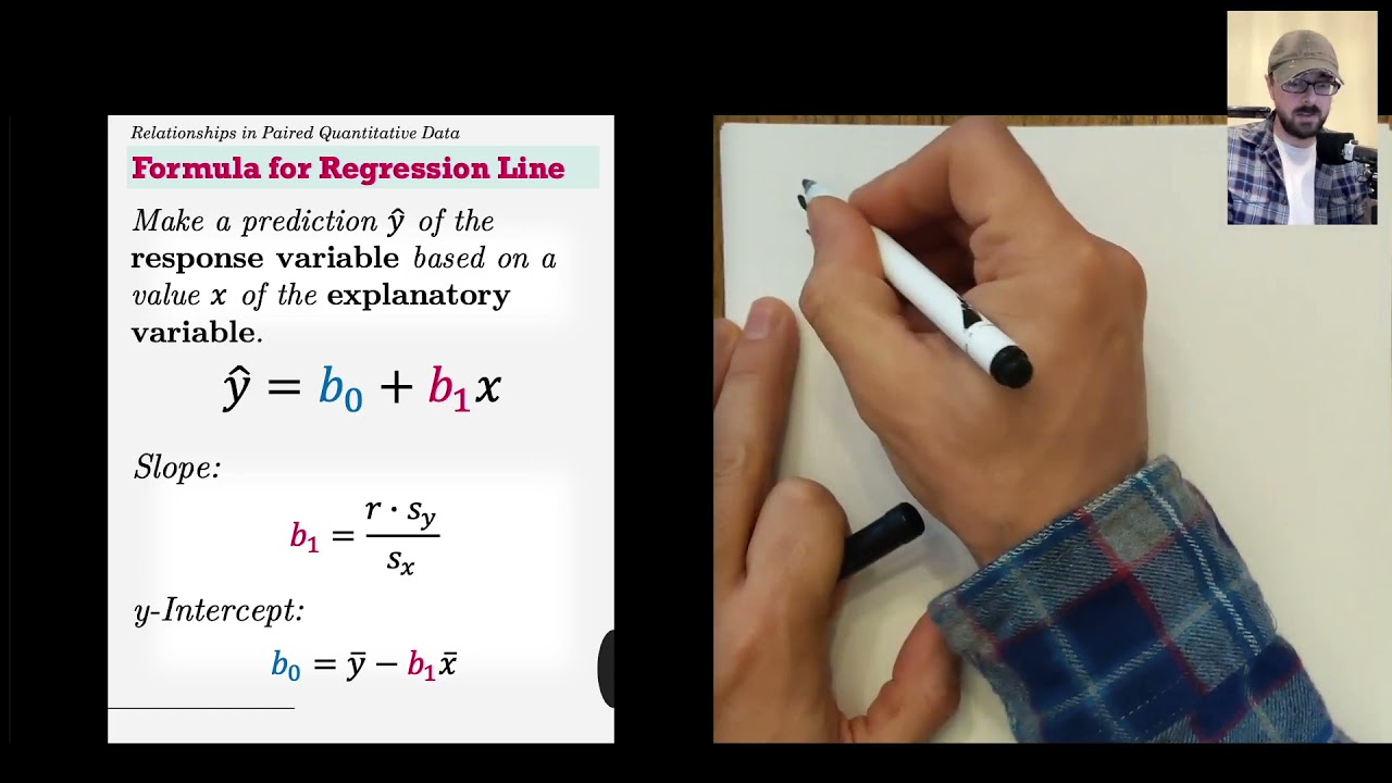 How can we find the equation of the LSRL using regression to the mean ...