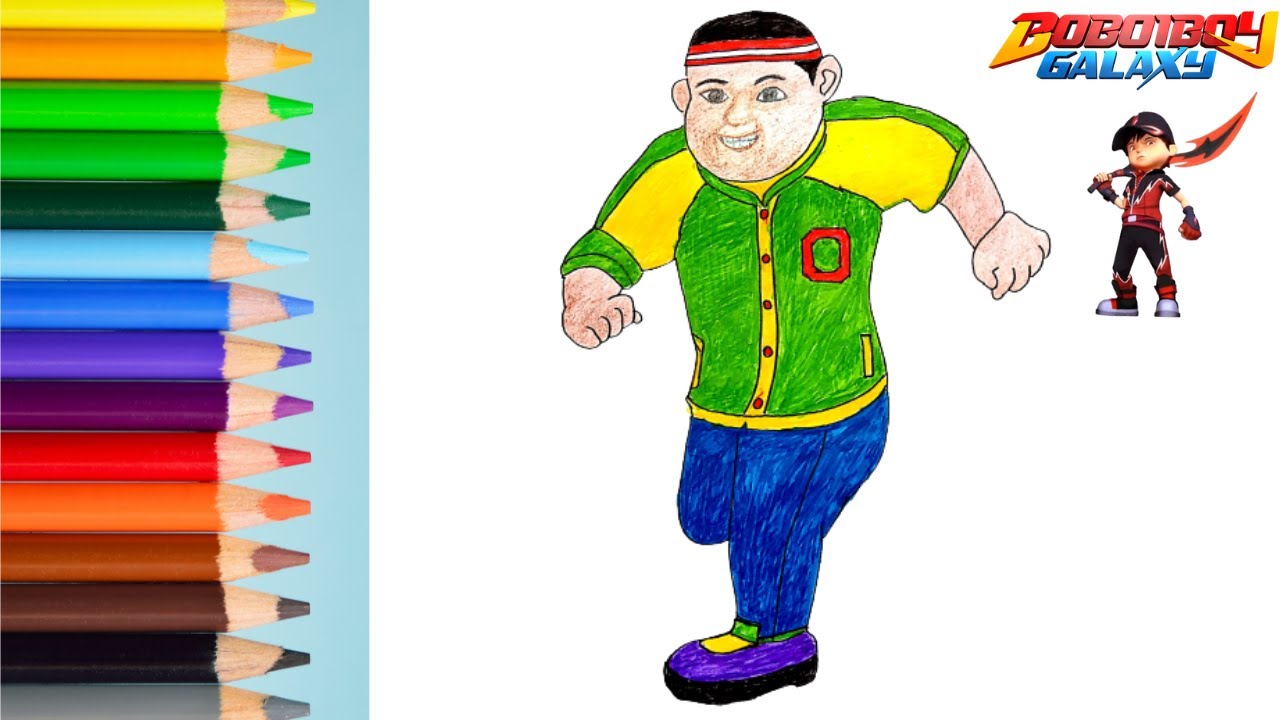 Gopal || Menggambar Dan Mewarnai Boboiboy Galaxy - YouTube