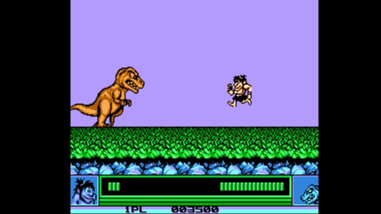 Joe & Mac NES Review Game Play & Audio Commentary - YouTube