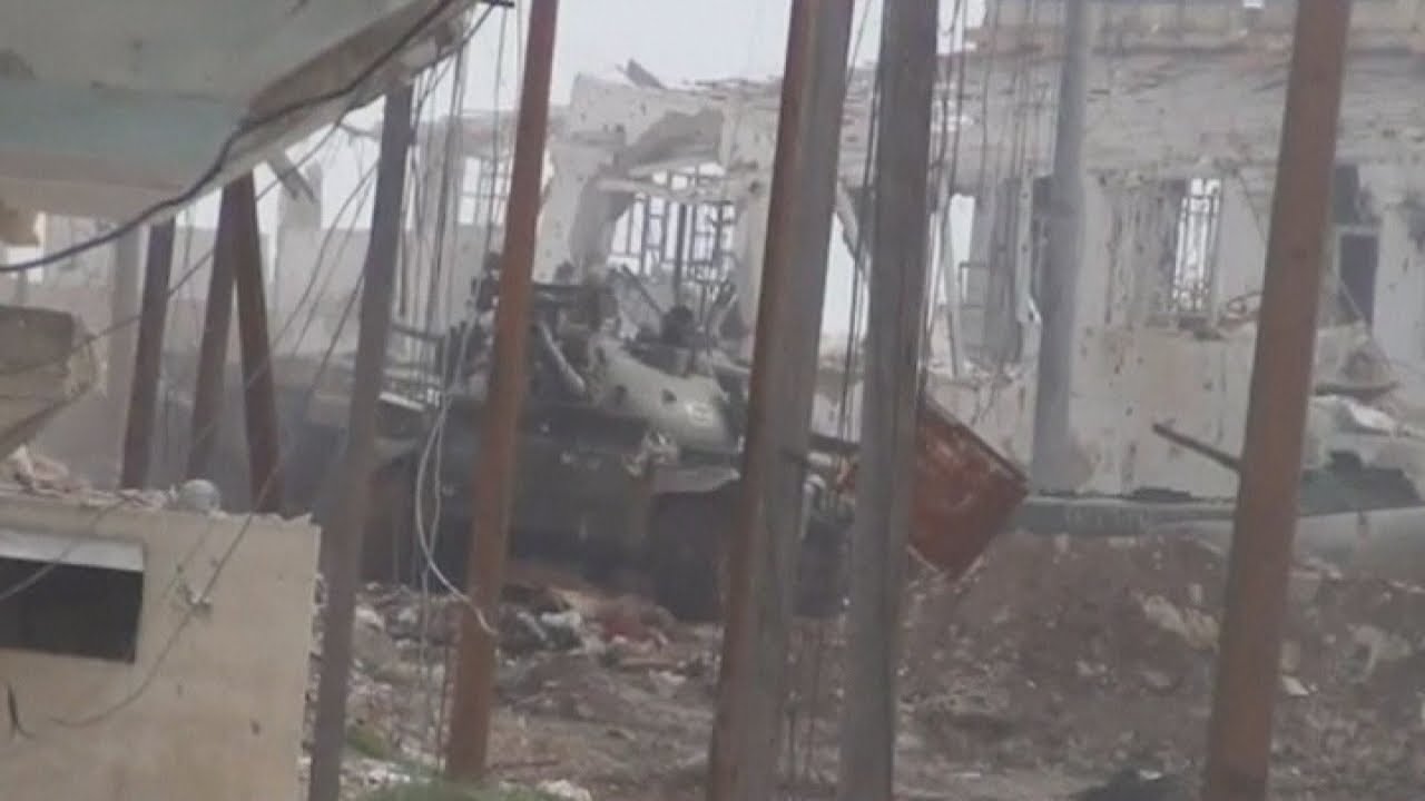 Syria: Amateur footage shows ongoing conflict - YouTube