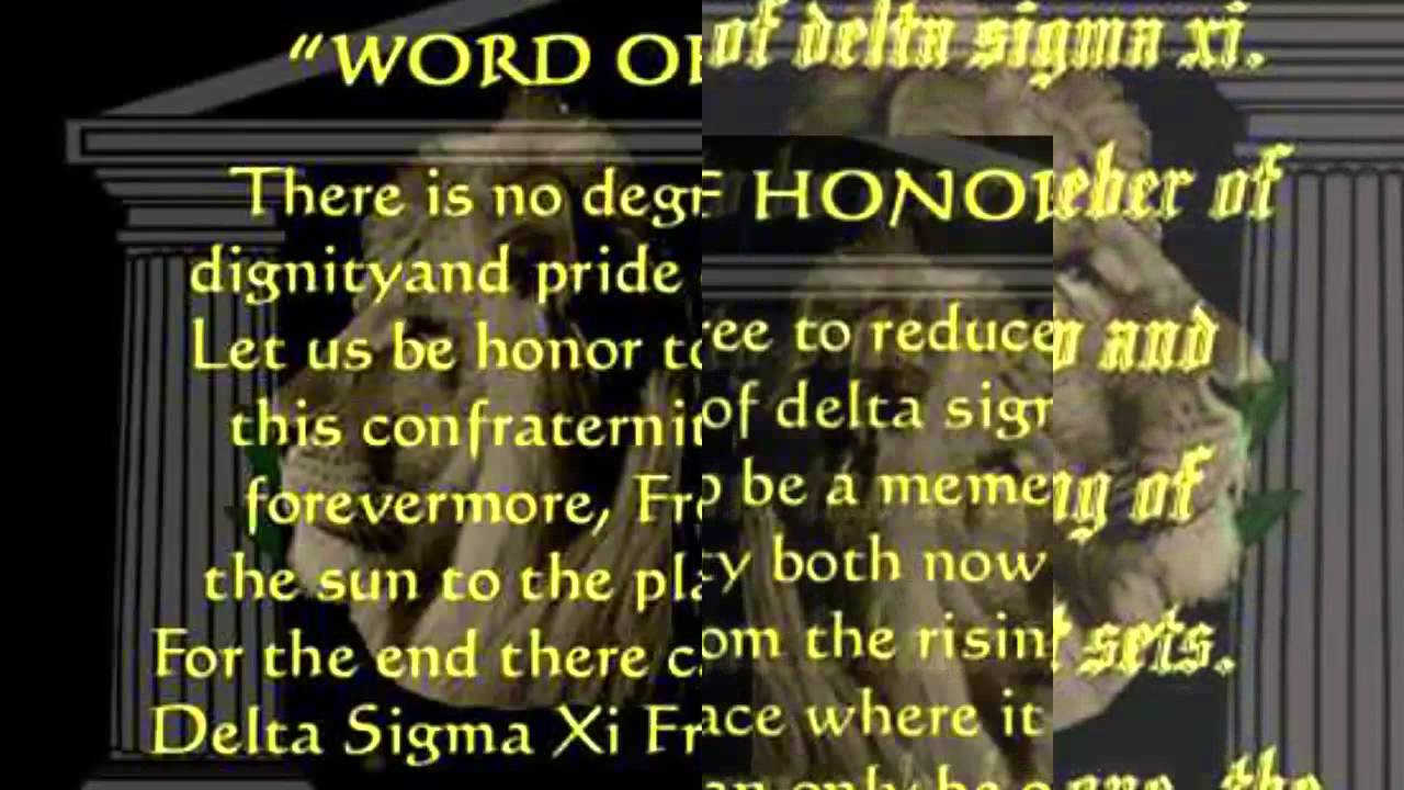 Delta Sigma Xi Confraternity logo - YouTube