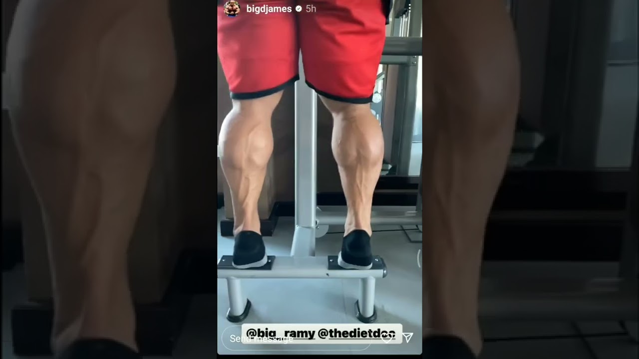 Big Ramy Big calves workout with Dennis James - YouTube
