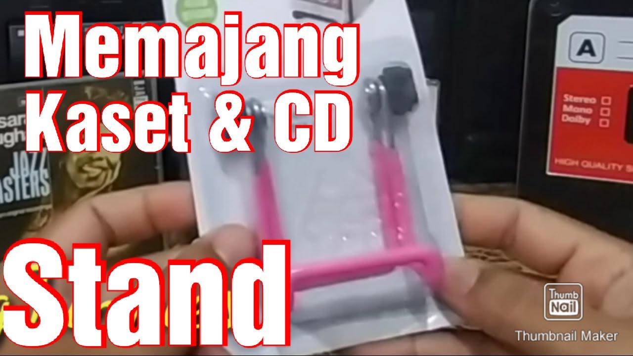 Memajang Kaset dan CD Pake Stand MInimalis Unik - Unwrapping dan Review ...