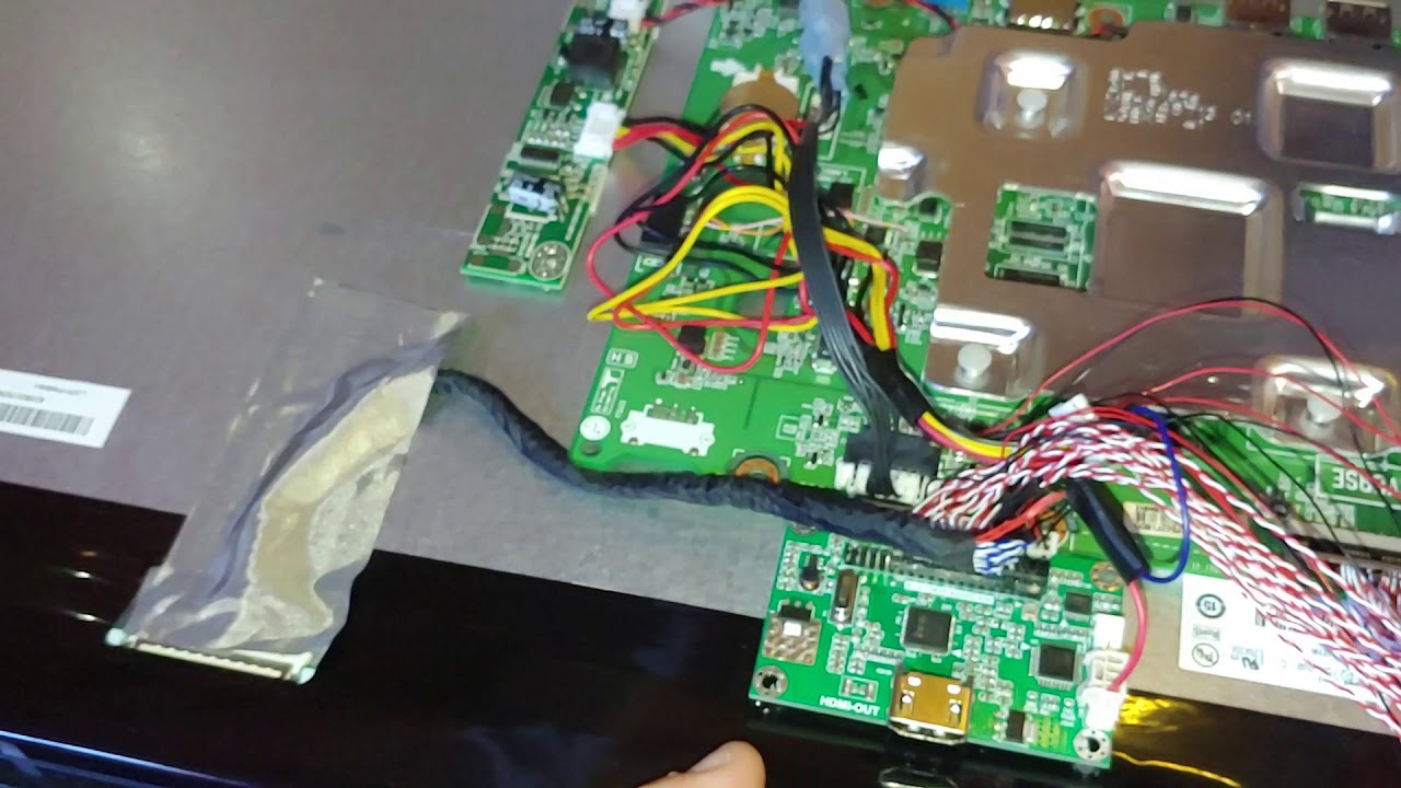 LG Smart TV main board LVDS hack - YouTube