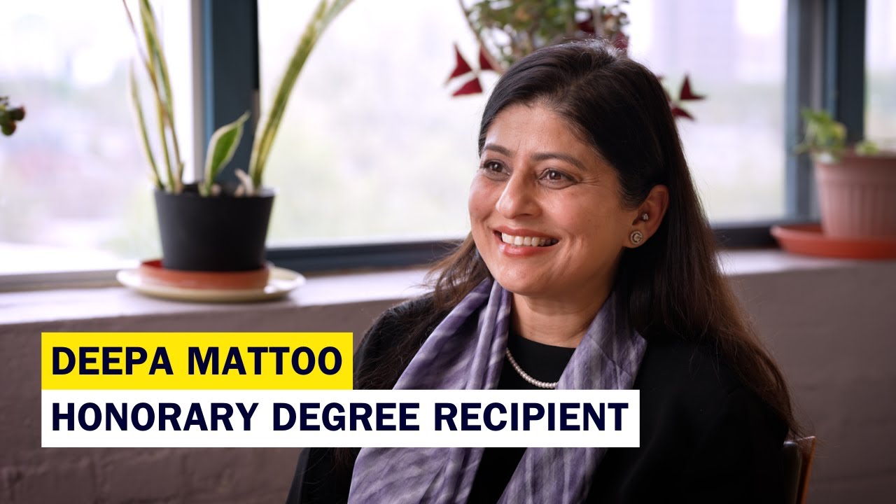 Deepa Mattoo, Humber College Honorary Degree Recipient 2024 - YouTube
