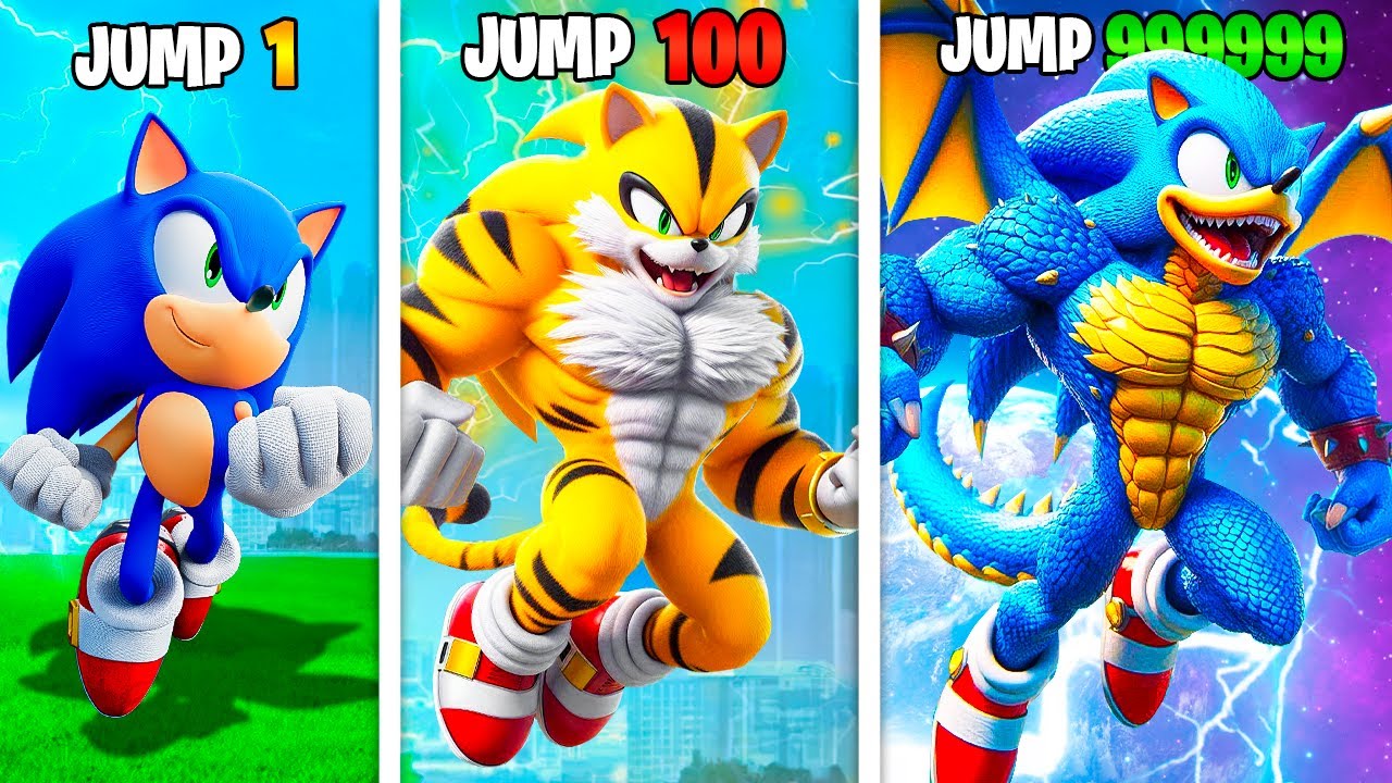 Sonic Changes Into A Different Animals with Every Jump in GTA 5 - YouTube