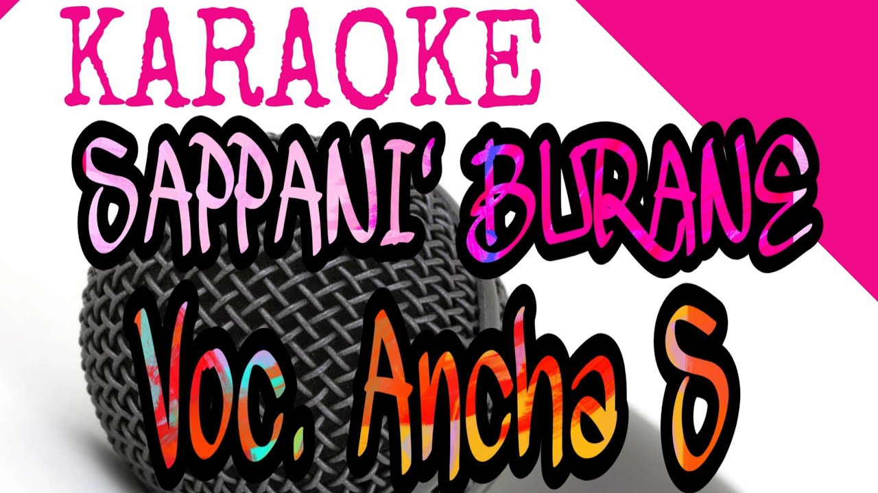 Karaoke Bugis "Sappani' Burane" Voc. Ancha S - YouTube