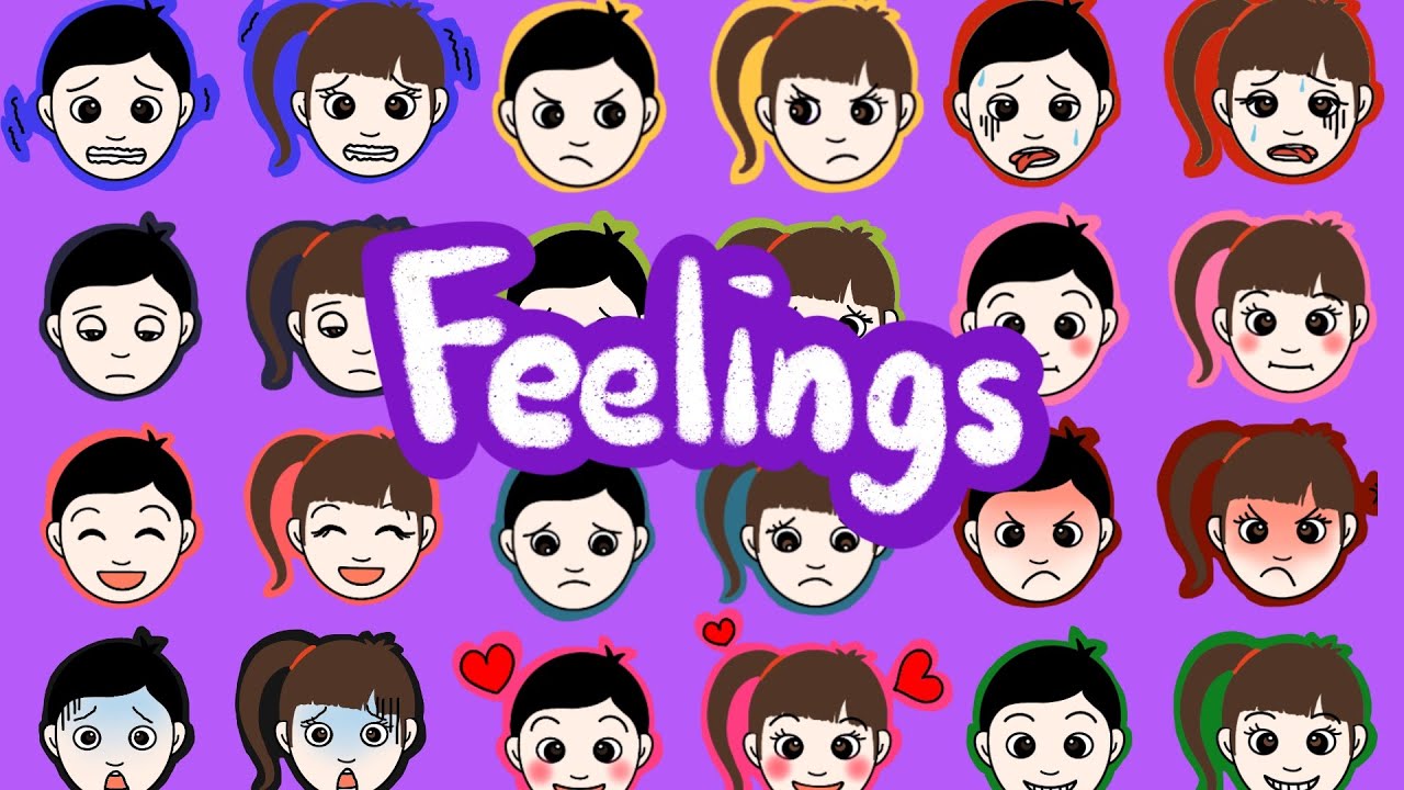 Feelings | Emotion | Let's learn different expressions on our face ...