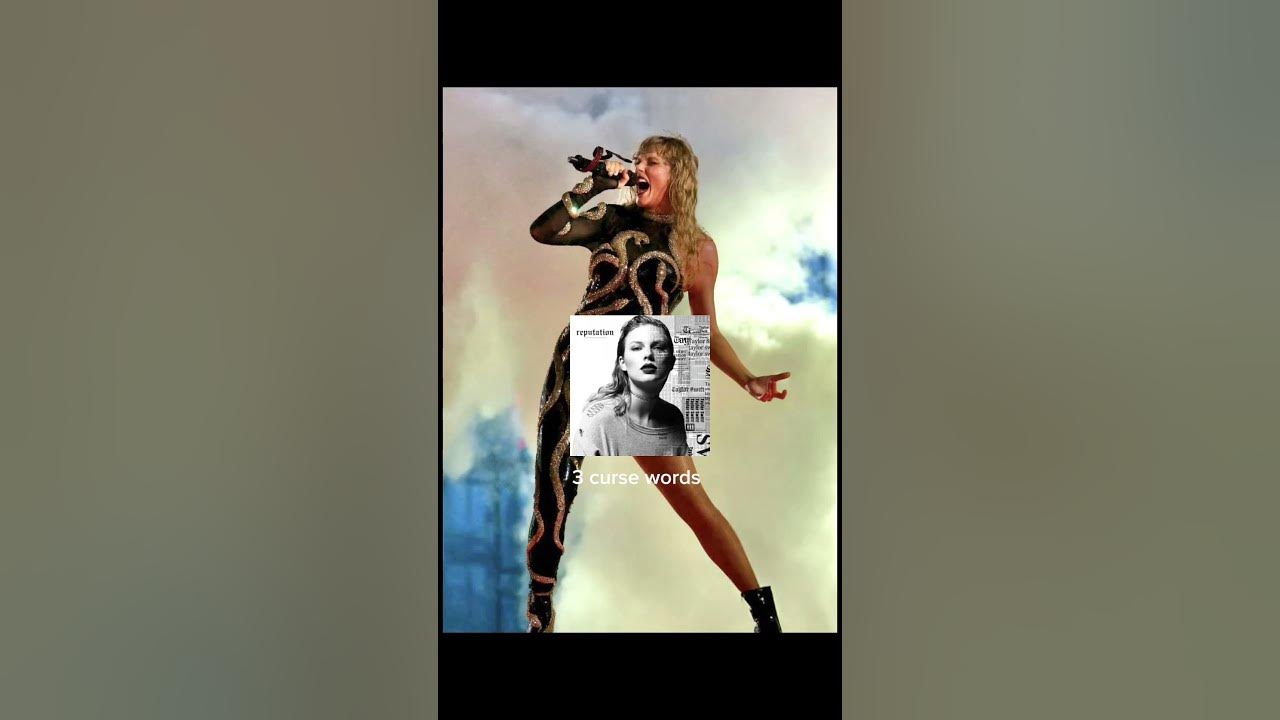 How many curse words are in each Taylor swift album #fypviral #erastour #taylorswift #edit # ...