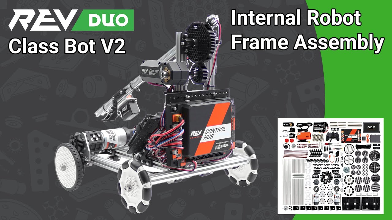 REV DUO Class Bot V2 - Internal Robot Frame Assembly - YouTube