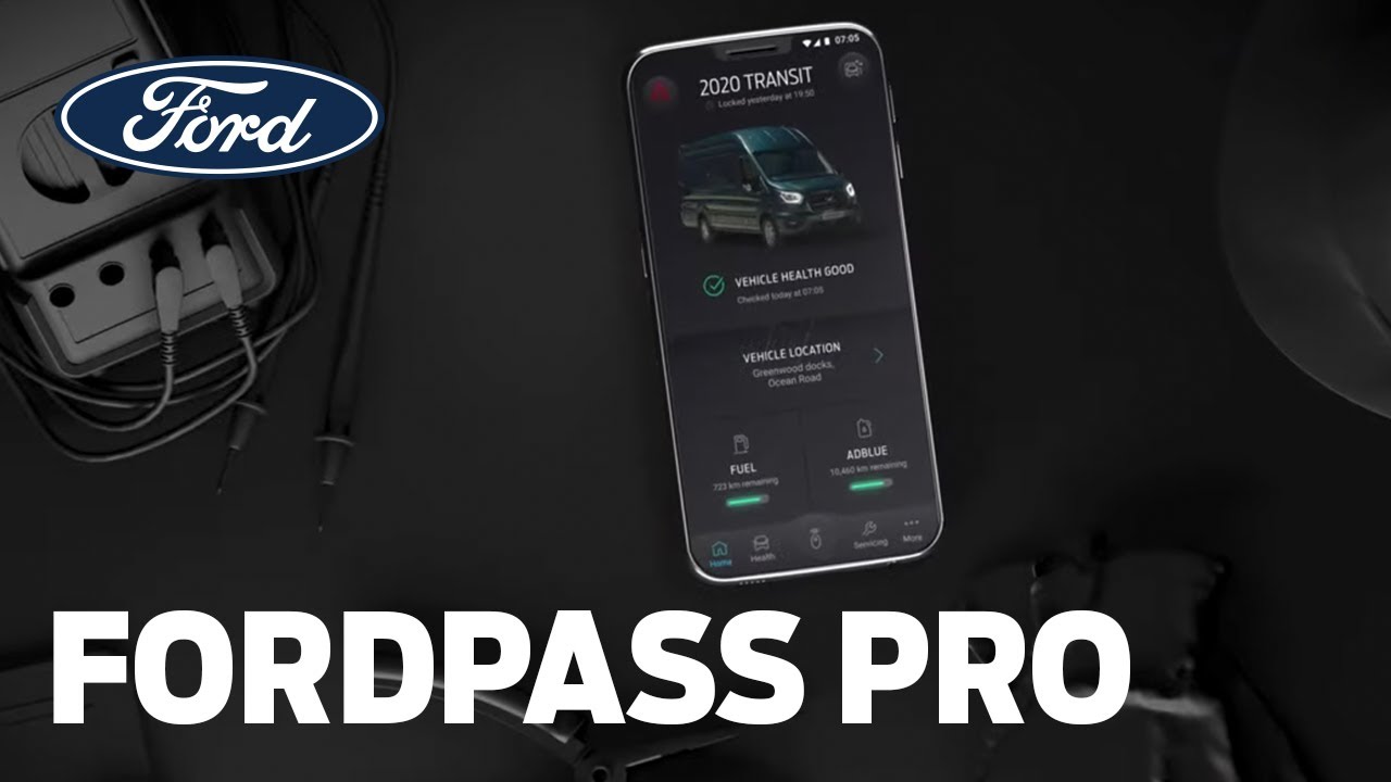 FordPass Pro: Appen til dine erhvervskøretøjer | Ford Danmark - YouTube