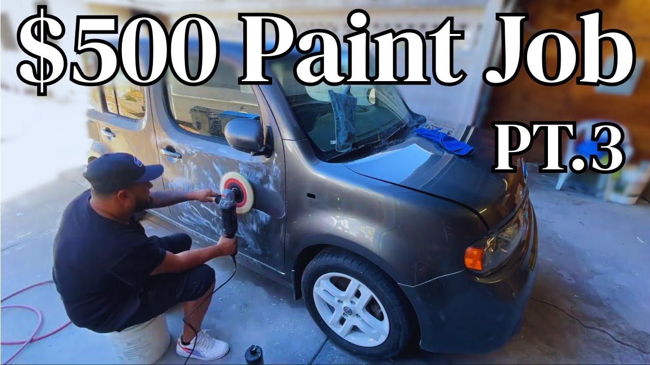 “DIY Nissan Cube Paint Job Part 3 | Final Buff & Shine - YouTube