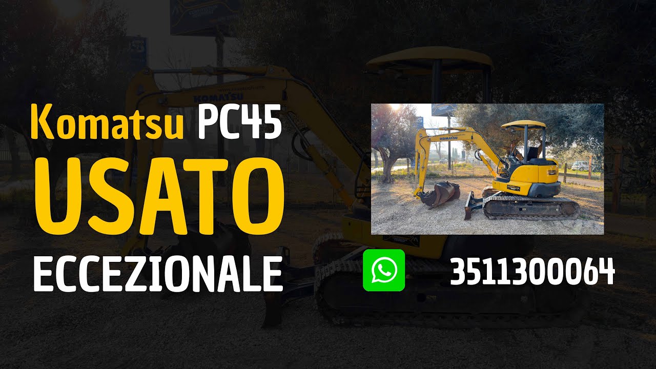 Komatsu PC45 - YouTube