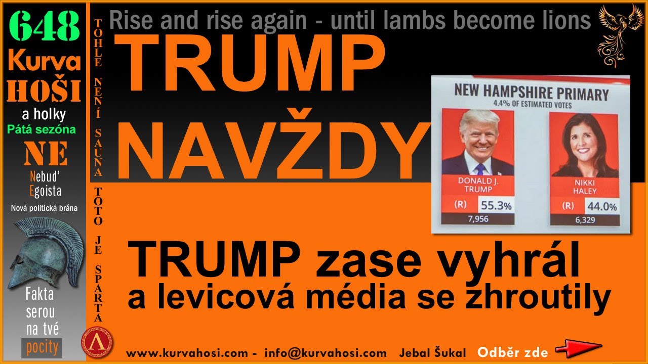 DONALD TRUMP 4EVA = DONALD TRUMP FOREVER = DONALD TRUMP NAVŽDY. LEVICE ...