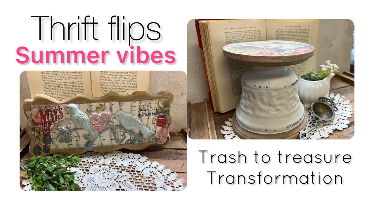 DIY summer Thrift flips summer - cottage vies trash to treasure ...