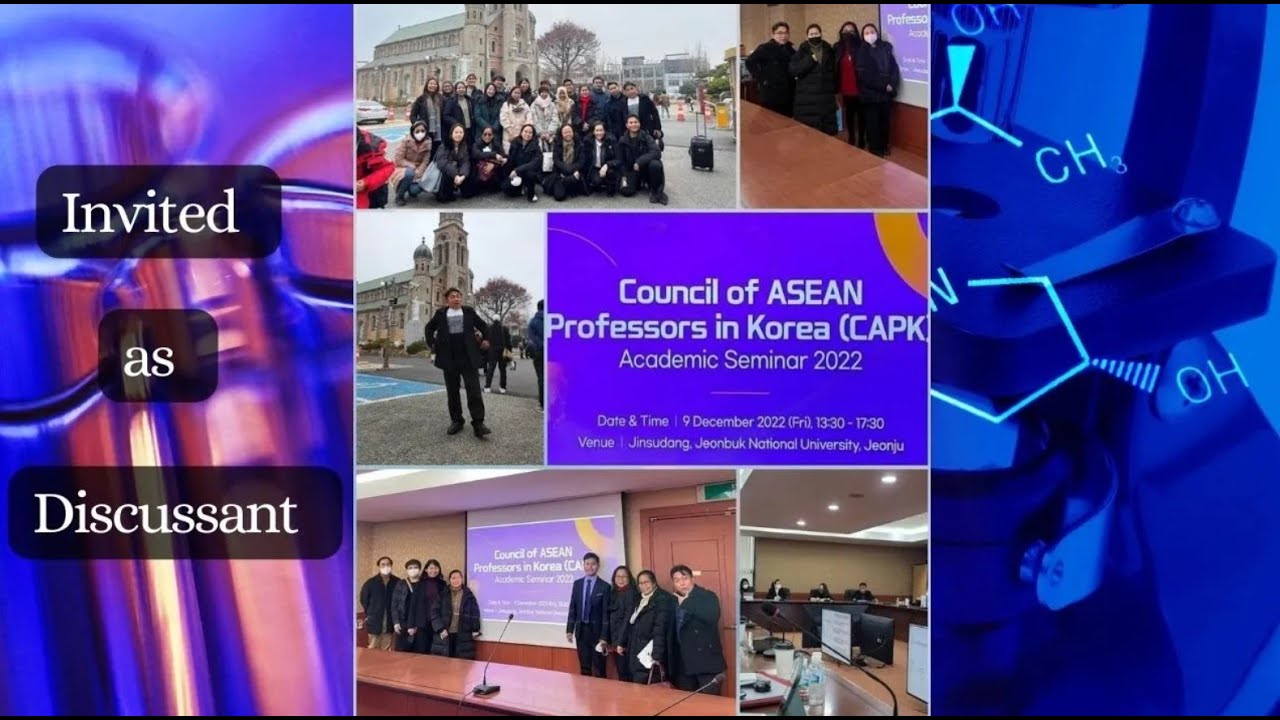Invited as Discussant in ASEAN-Korea Center and CAPK's Academic Event ...