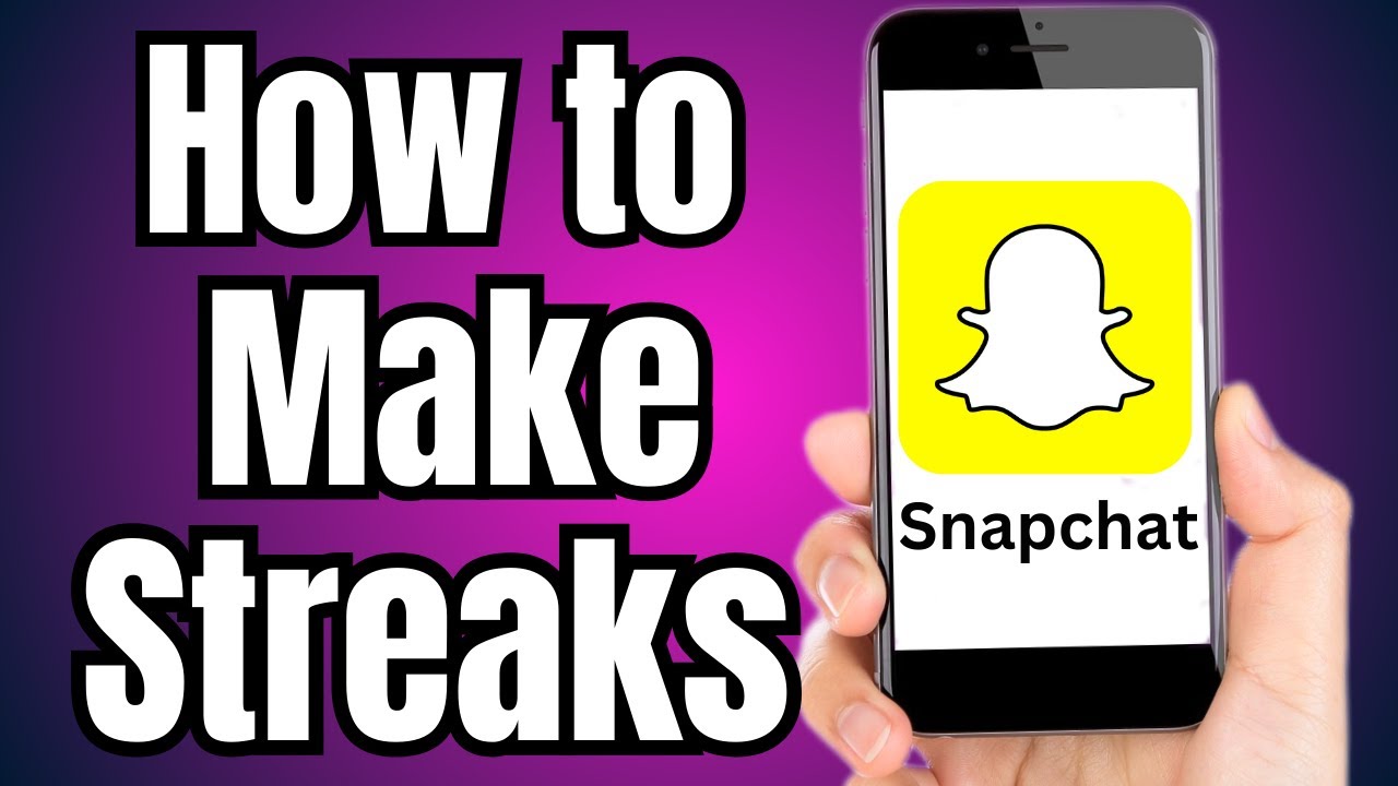 How to Make Streaks on Snapchat - YouTube