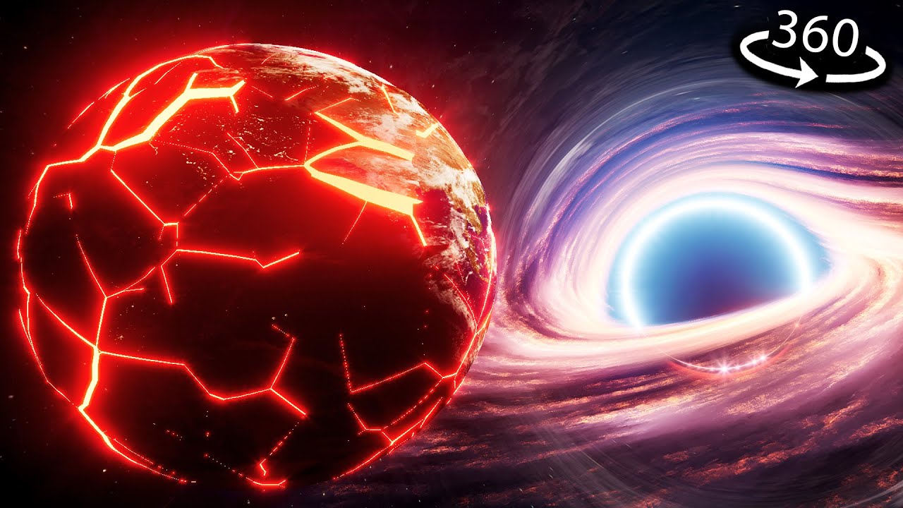 360° VR - Black Hole DESTROYS EARTH! - YouTube