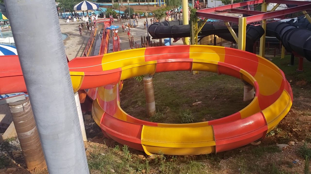 Twister slide at Alabama adventure and splash adventure - YouTube