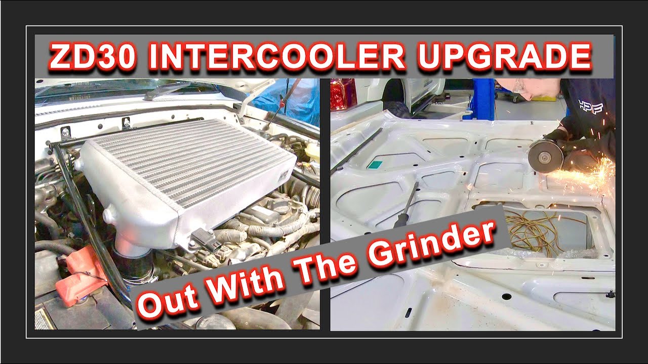 GU PATROL Intercooler Upgrade ZD30 - [ Sparks Fly Off The Bonnet ...